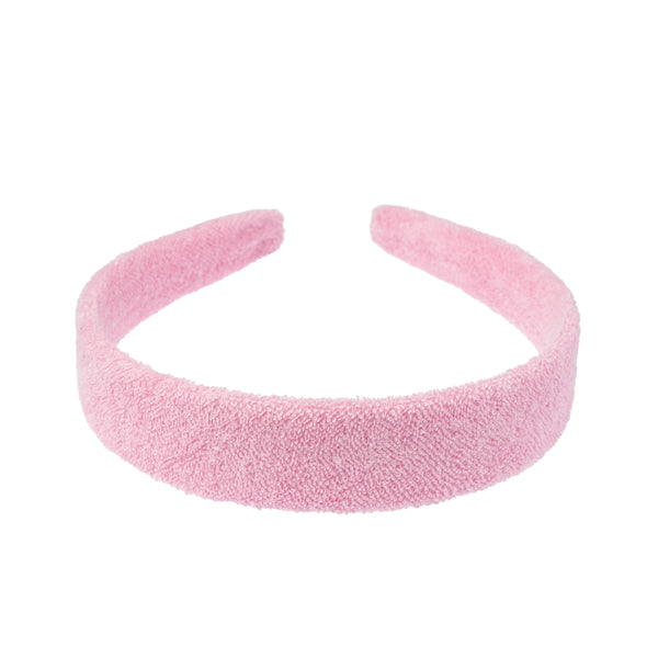 TERRY HAIR BAND BUBBLEGUM PINK – DARK department