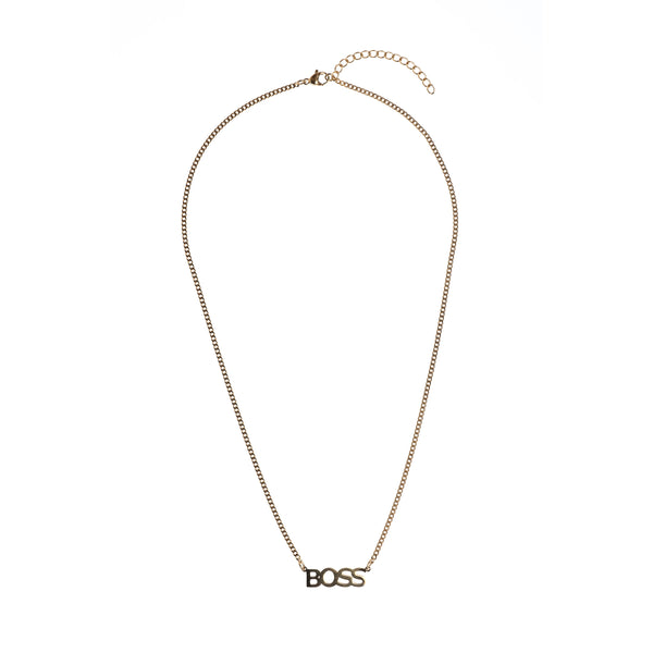BOSS CUBAN NECKLACE – DARK department