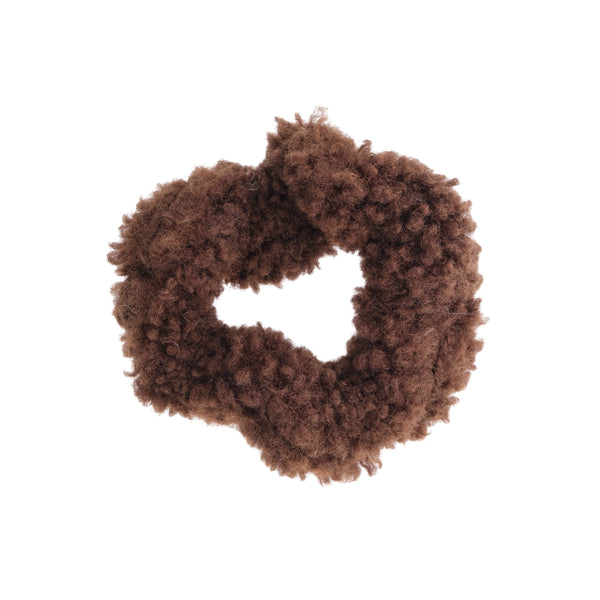 TEDDY MINI SCRUNCHIE CHOCOLATE BROWN – DARK department