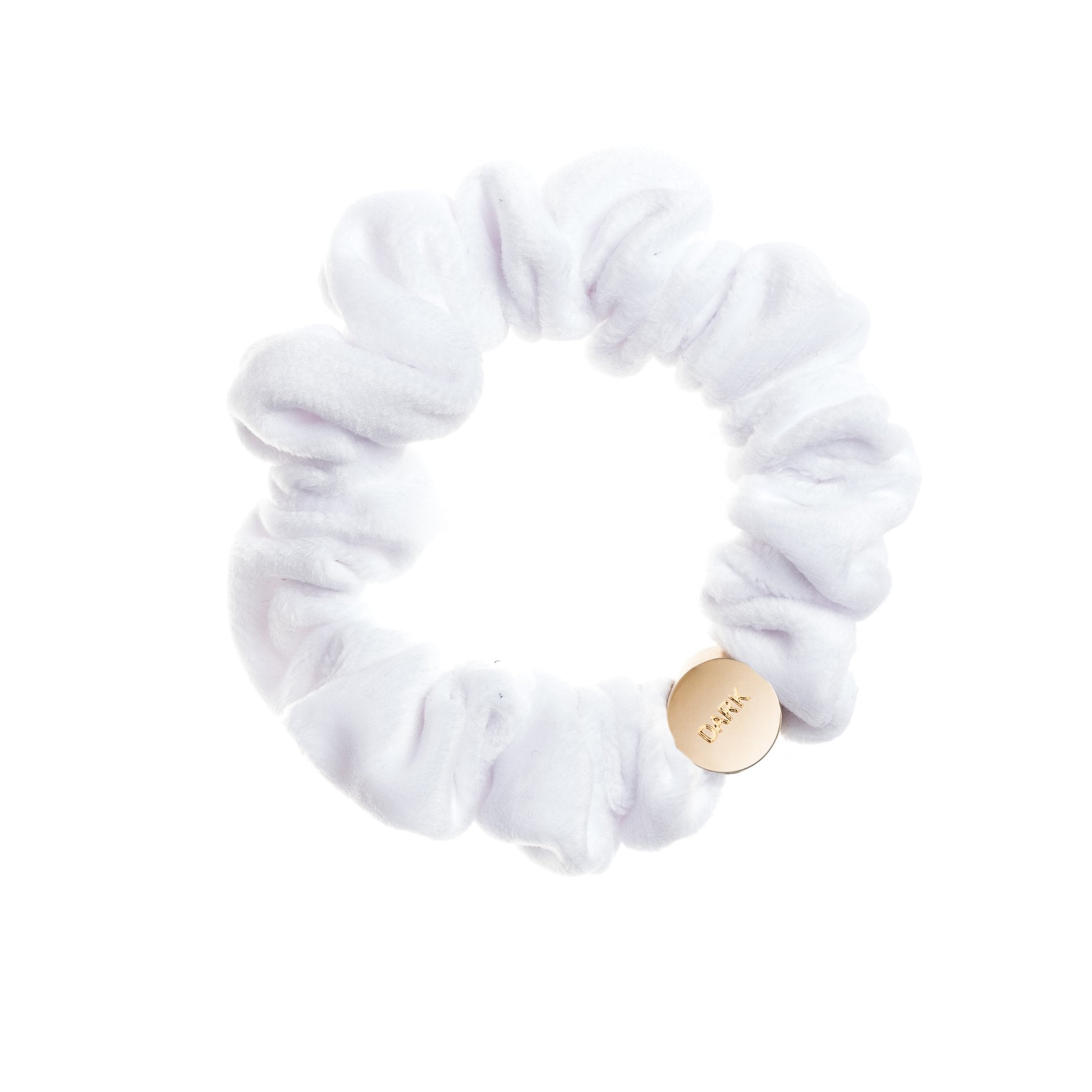 VELVET MINI SCRUNCHIE COOL WHITE – DARK department